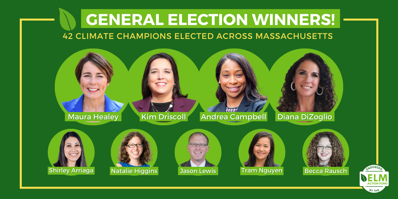 42 Climate Champions Elected across Massachusetts - ELM Action Fund
