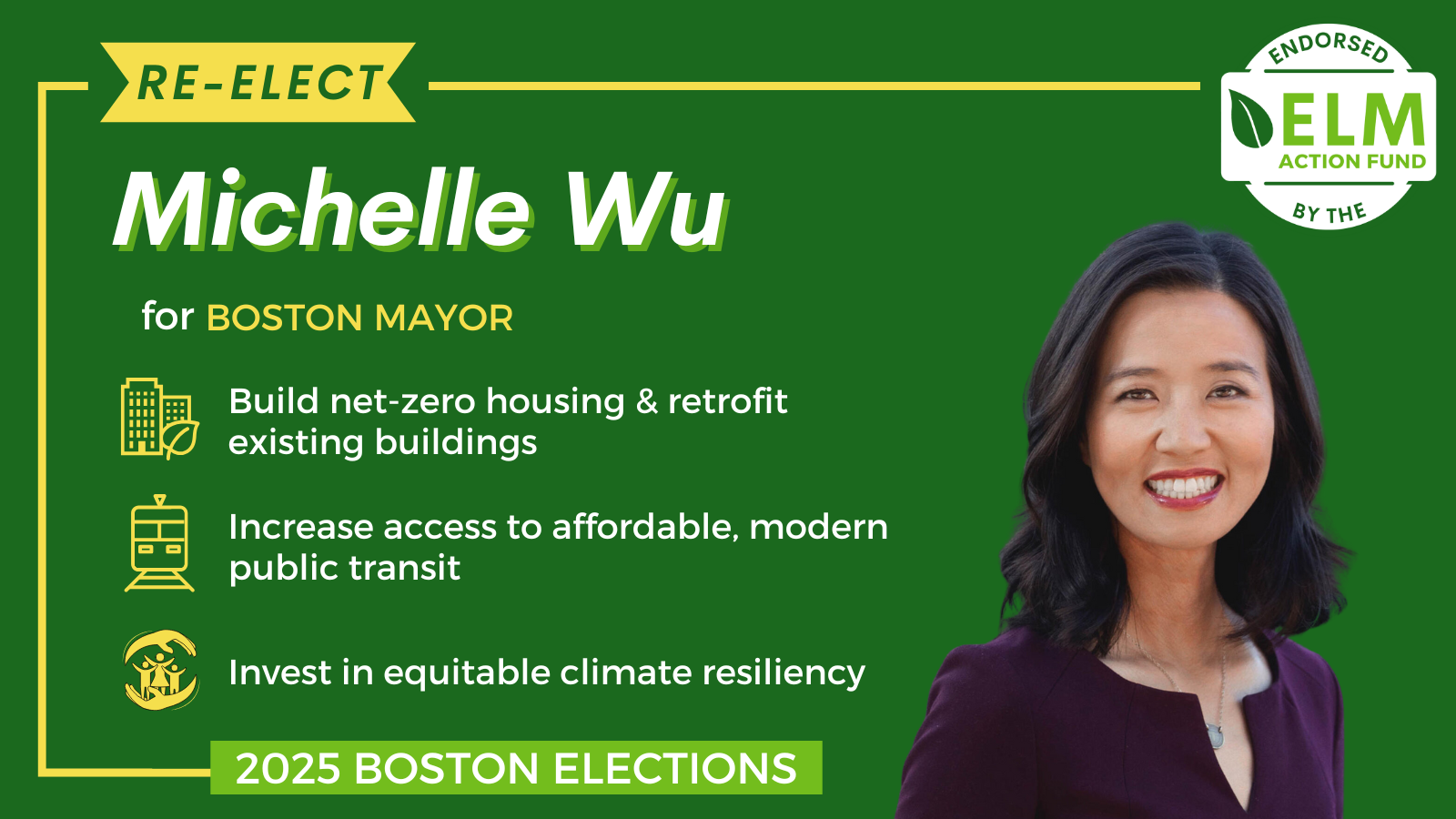Michelle Wu Endorsed for Re-Election as Mayor of Boston by ...